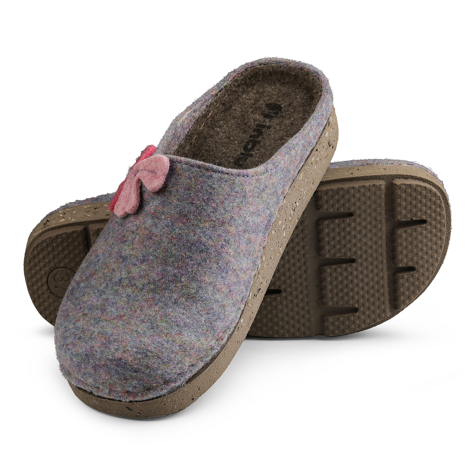 Pantofole EcoFriends con appliazione a fiore - ED28 | INBLU Shop Ufficiale