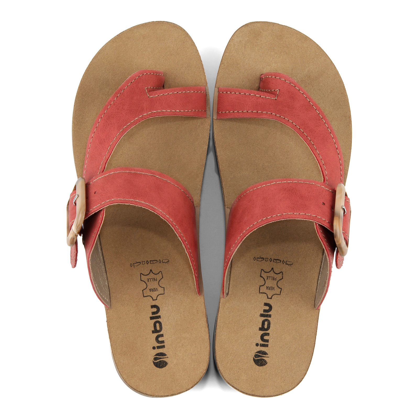 Infradito con fibbia decorativa - FT25 | INBLU Shop Ufficiale
